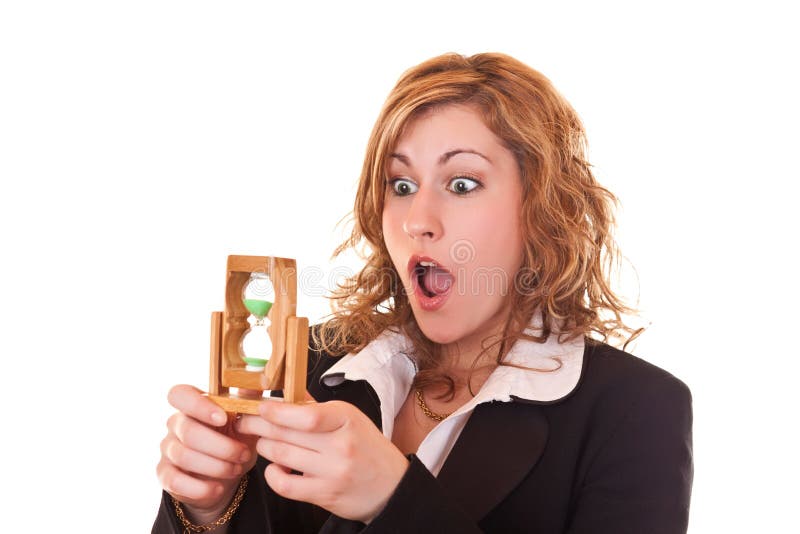 Time is up stock photo. Image of color, person, businesswoman - 13274390