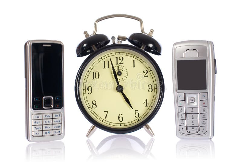 New and Old Mobile Phones, Upgrade Stock Photo - Image of reflection ...