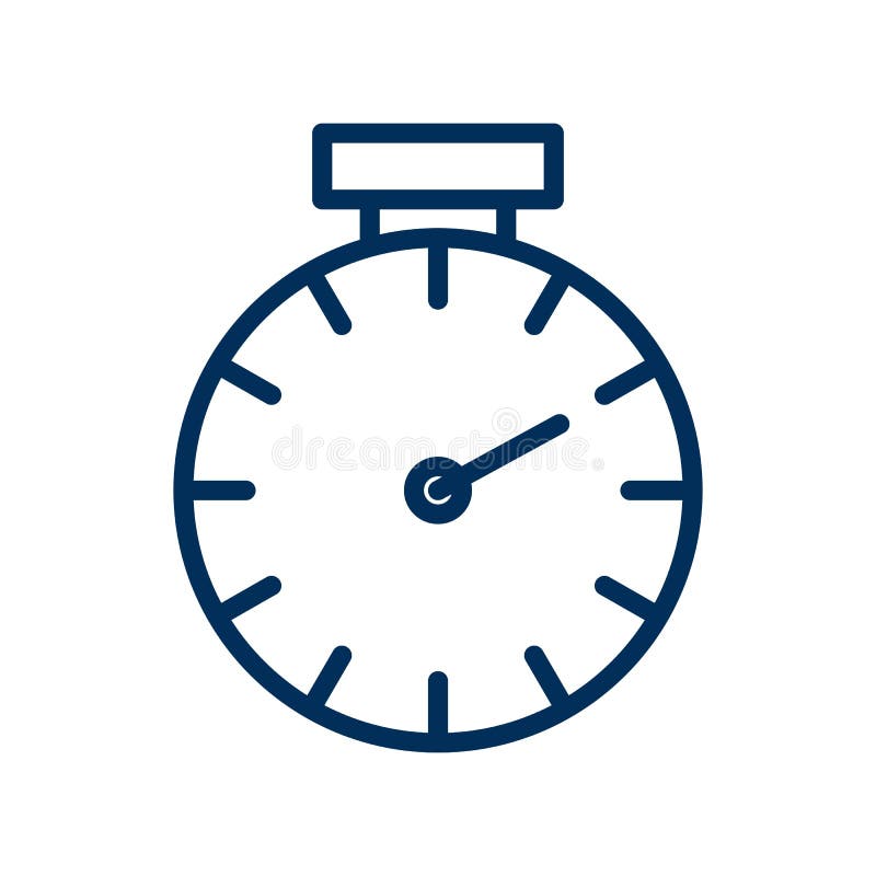 Alarm Clock Logo Icon Isolated. Watch Object, Time Office Symbol Stock ...