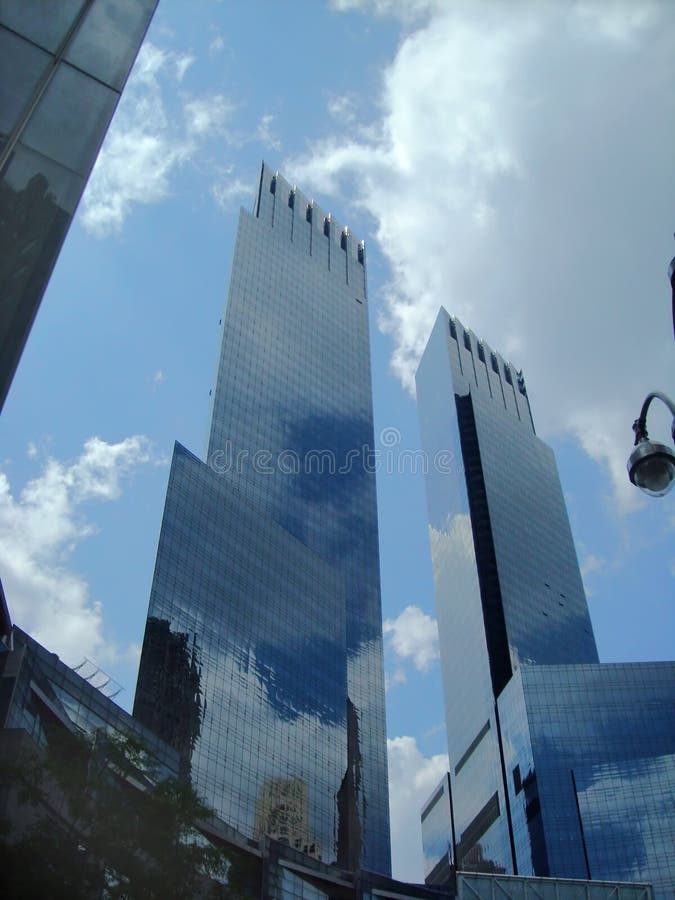 Columbus Circle, Manhattan. New York Stock Image - Image of apple ...