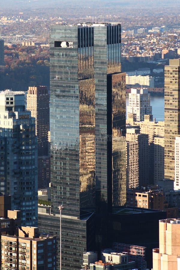 Time Warner Center, Manhattan Stock Photo - Image of york, skyscraper ...