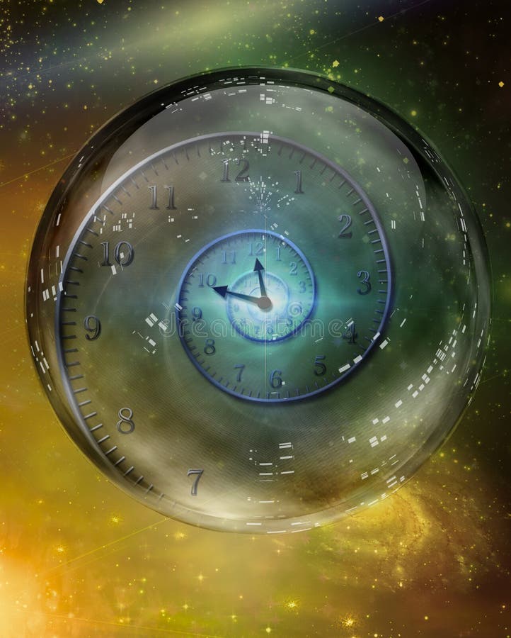 Time warp stock illustration. Illustration of glass - 137112964