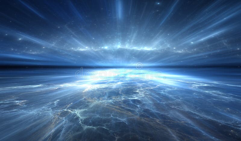 Time Warp, Traveling in Space. Stock Illustration - Illustration of ...