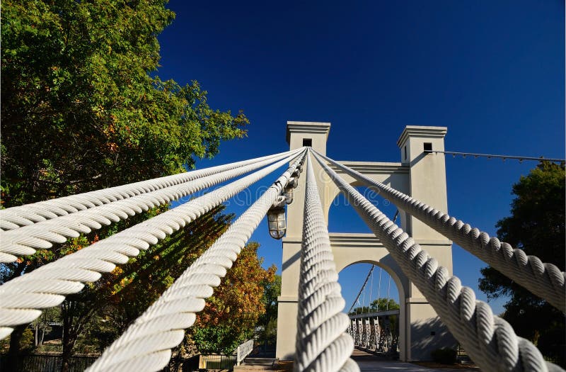 Suspension Cables stock photo. Image of water, cable - 30299488