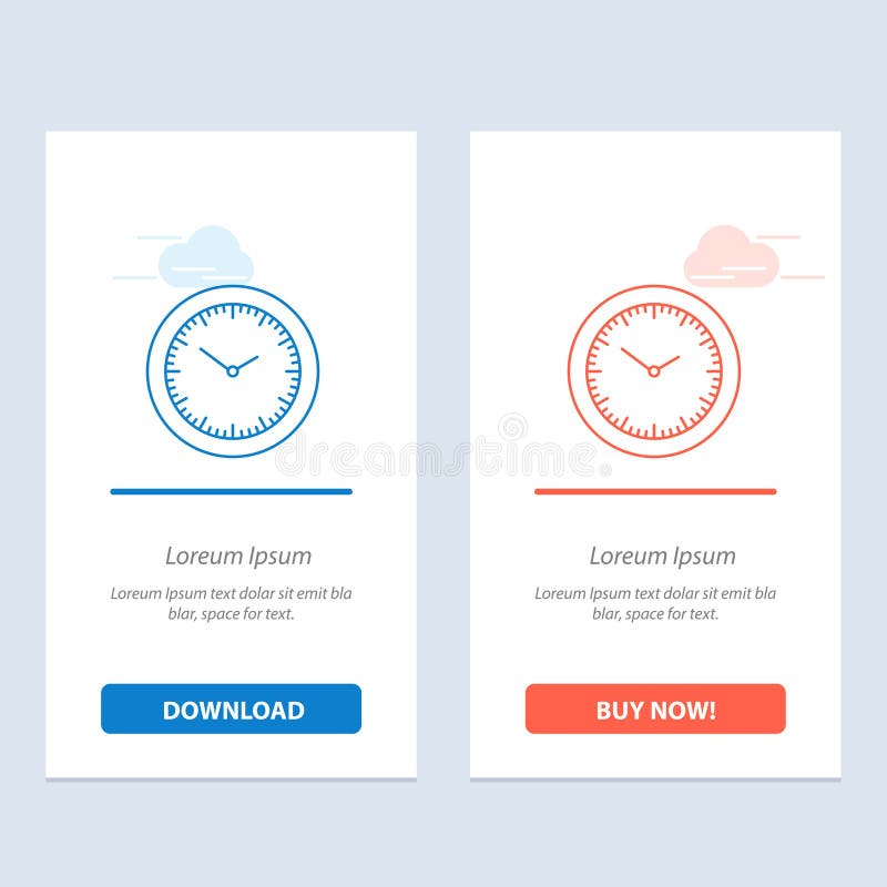 Time, Watch, Minutes, Timer Blue and Red Download and Buy Now Web ...