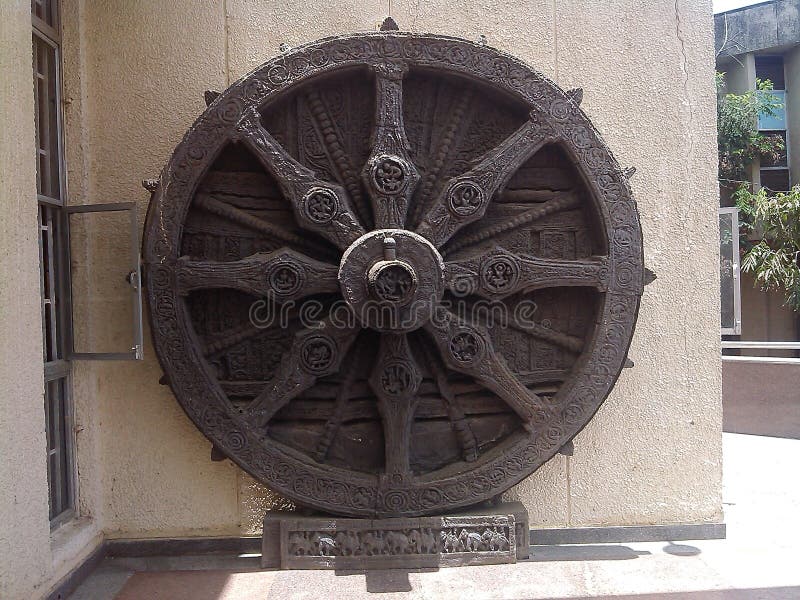 Time Wheel of Sun Temple stock image. Image of bandra - 167458121