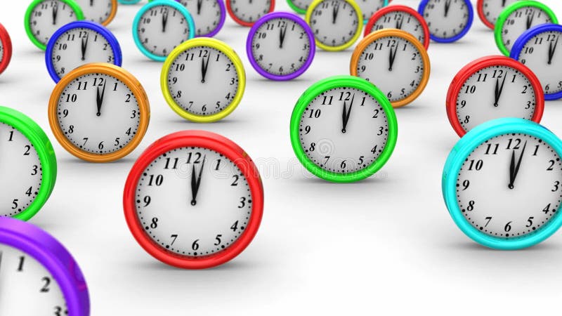 Time stock footage. Video of turning, infinity, animation - 37137300