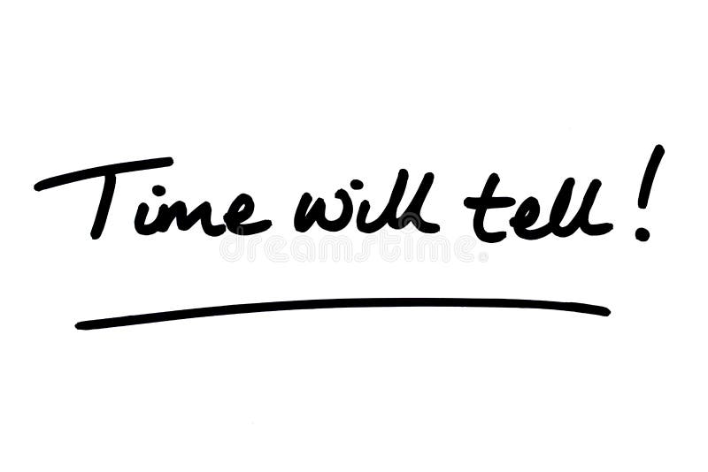 Time will tell stock illustration. Illustration of background - 215884930