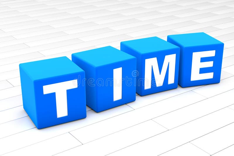 Time word illustration stock illustration. Illustration of word - 137213032