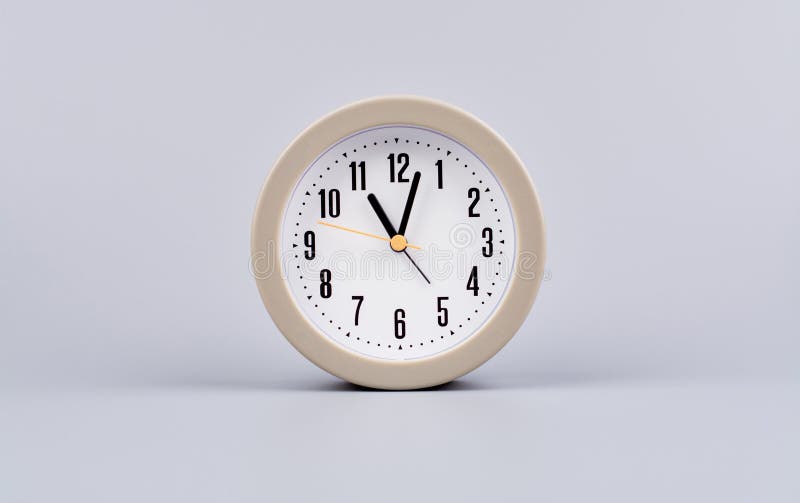 Work in daily Life Photo of a Modern Clock in a High Quality Photo ...