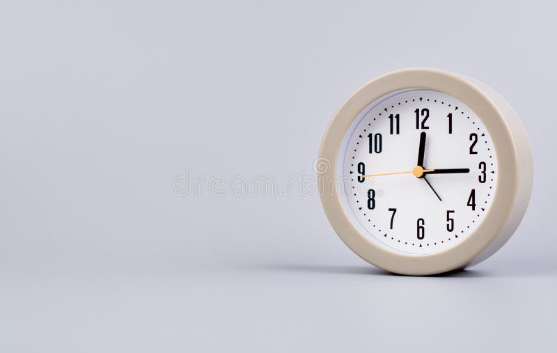 Work in daily Life Photo of a Modern Clock in a High Quality Photo ...