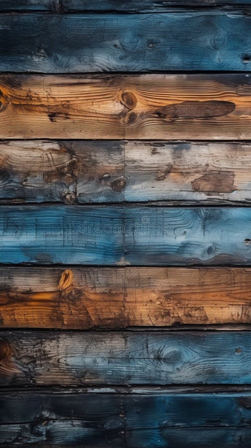 Time-worn Vibrant Weathered Timber Backdrop Stock Illustration ...
