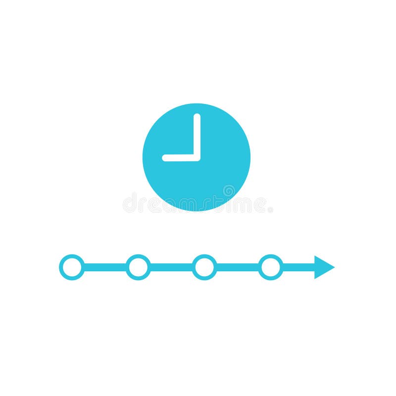 Timeline symbol stock vector. Illustration of icon, info - 301225561