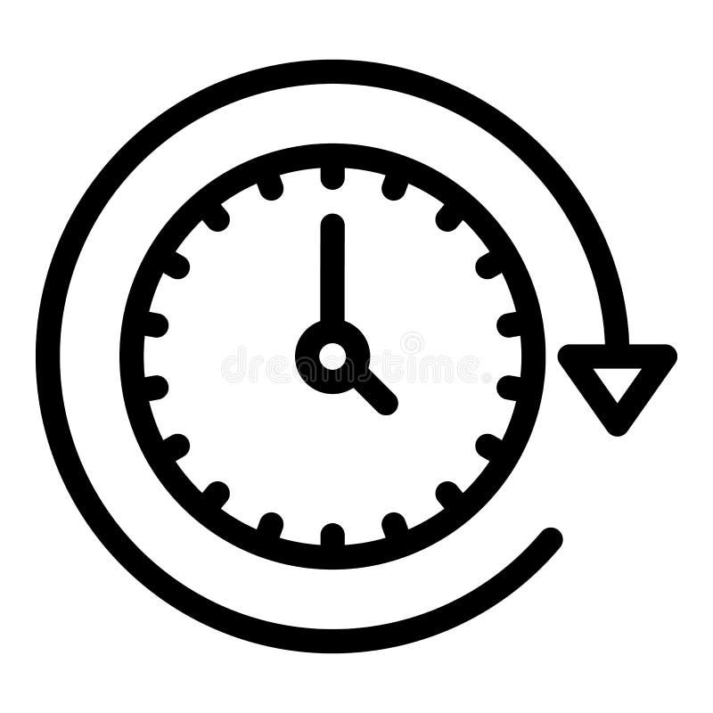 Timekeeper Icon Outline Vector. Hour Timer Stock Vector - Illustration ...