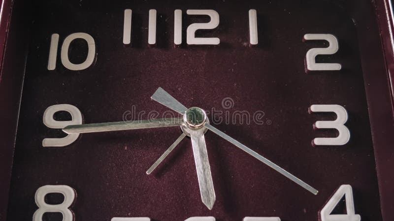 Timelapse of Analog Clock Face with Spinning Watch Hands on a Green ...