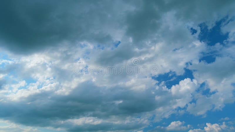 Azure Sky or Sky Blue Beautiful White Spring Clouds. Blue Sky ...