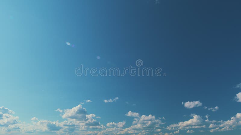 Azure Sky or Sky Blue Beautiful White Spring Clouds. Blue Sky ...