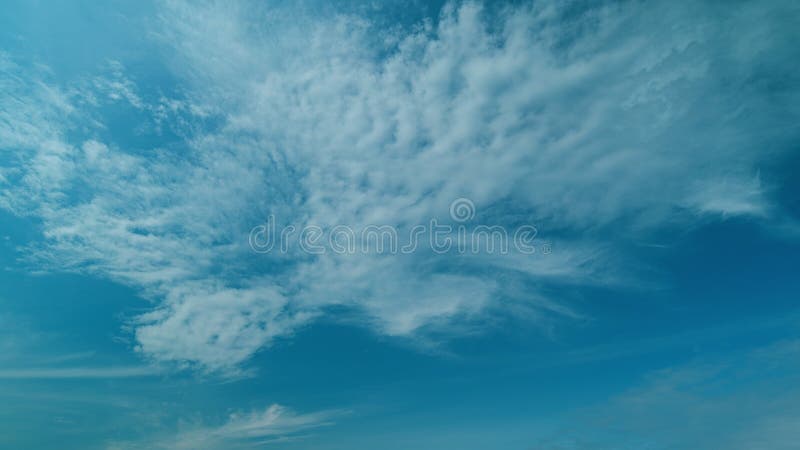 Beautiful Blue Sky with Clouds on Different Layers Background. Majestic ...