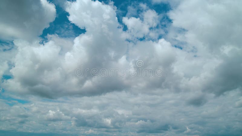 Beautiful Blue Sky with Clouds on Different Layers Background. Majestic ...