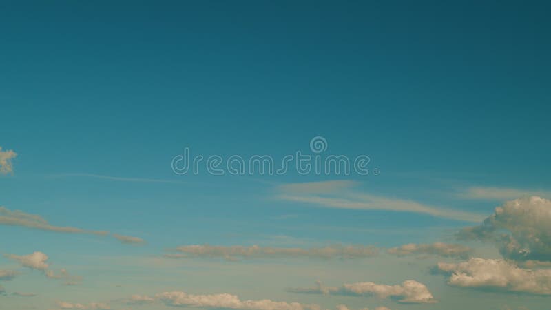 Beautiful Blue Sky with Clouds on Different Layers Background. Majestic ...