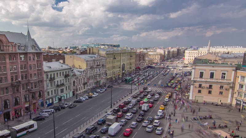 The View from the Roof on Ligovsky Prospekt and Moskovsky Train Station ...