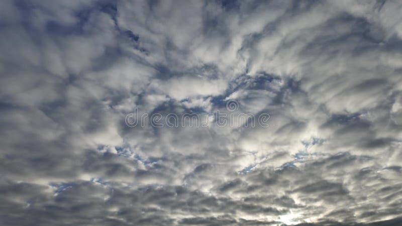 Timelapse of a Changing Cloudscape. Background with Clouds Stock ...