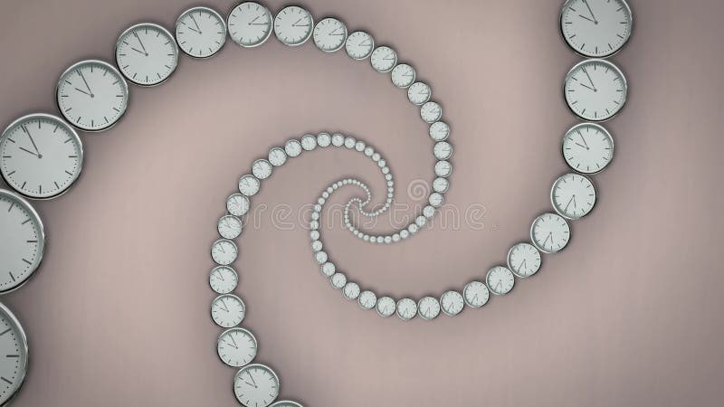 Infinity Symbol Made from Timelapse Clocks Stock Footage - Video of ...