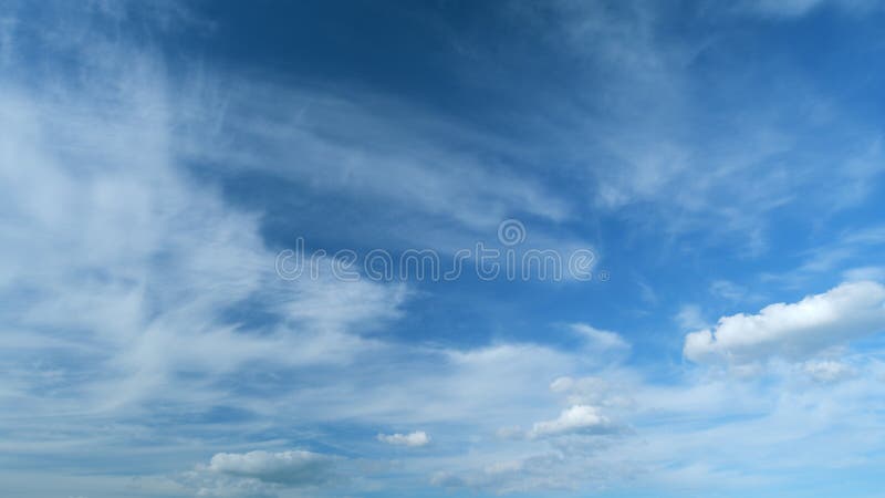 Cloud Nature Background. Blue Sky with Clouds and Sun. Nature ...