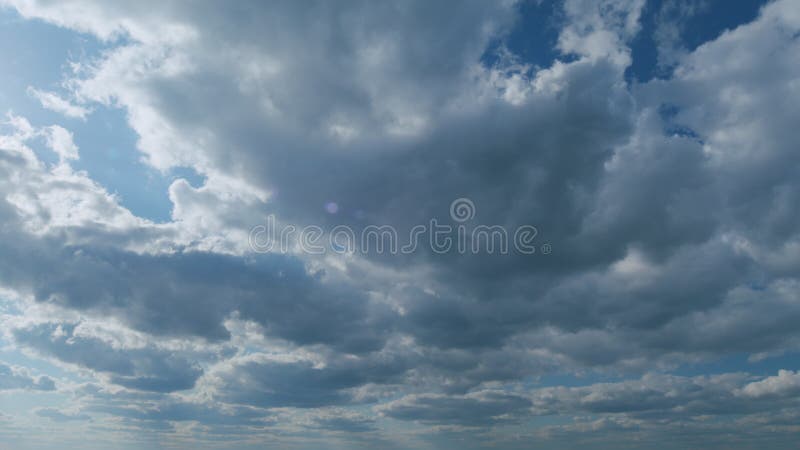 Cloud Stratocumulus Nature Background. Blue Sky with Stratus Clouds and ...
