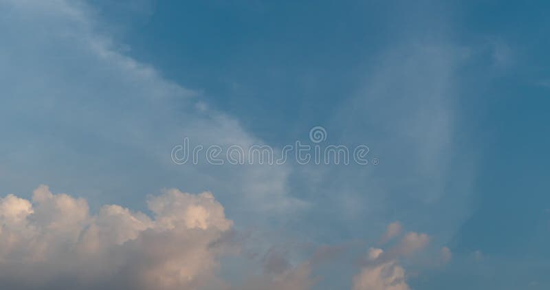 Timelapse of Clouds on Bottom of Frame are Flowing Stock Video - Video ...