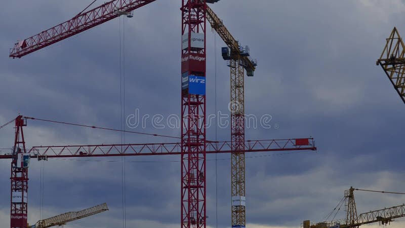 Heavy Machinery Working on a Construction Site for Land Grading during ...
