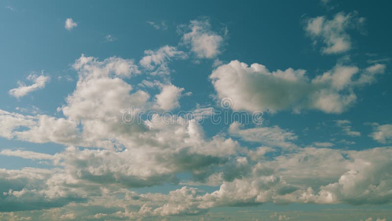 Creating a Peaceful and Refreshing Atmosphere. Blue Sky with Clouds ...