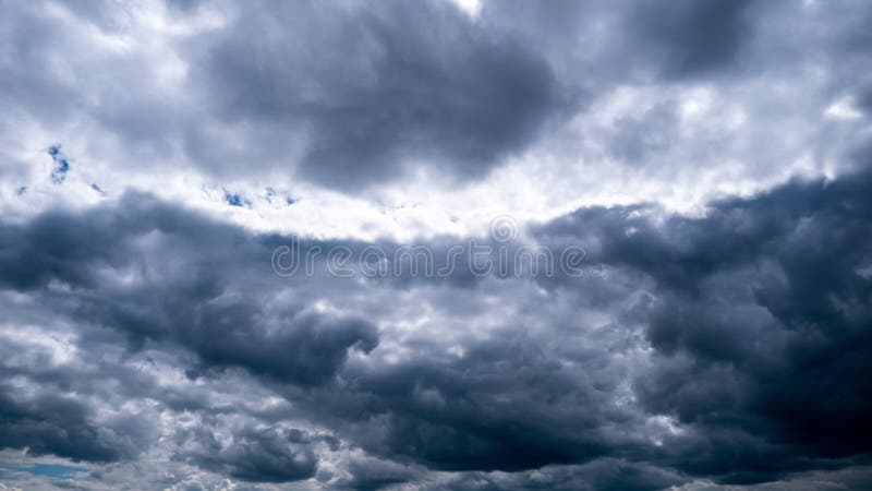Dramatic Storm Clouds Moving in the Sky, Cloud Space Timelapse Stock ...