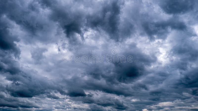 Dramatic Storm Clouds Moving in the Sky, Cloud Space Timelapse Stock ...
