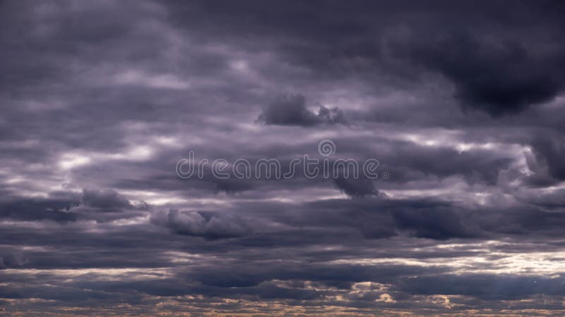 Dramatic Storm Clouds Moving in the Sky, Cloud Space Timelapse Stock ...