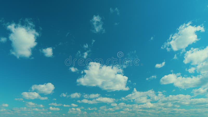 Light Cloudiness on a Sky Background. White Fluffy Clouds in Blue Sky ...