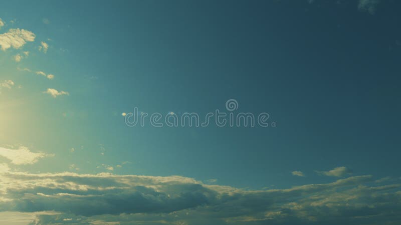 Light Cloudiness on a Sky Background. White Fluffy Clouds in Blue Sky ...