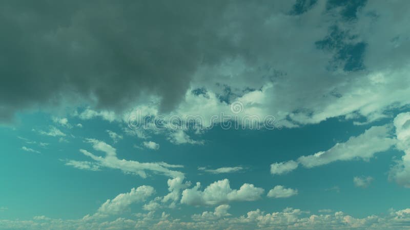 Light Cloudiness on a Sky Background. White Fluffy Clouds in Blue Sky ...