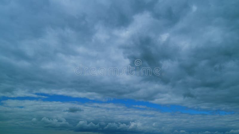 Magic Dramatic Sky in Rainy Weather. Dark Thunderstorm Clouds Rainy ...