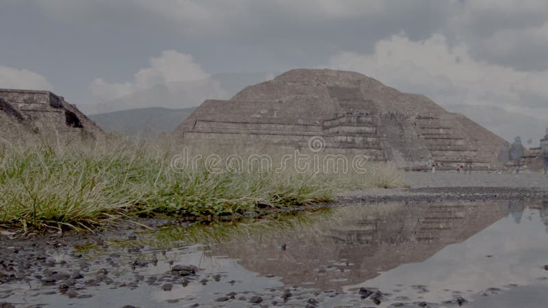 Timelapse Prehispanic Aztec Pyramids Stock Footage - Video of pyramids ...