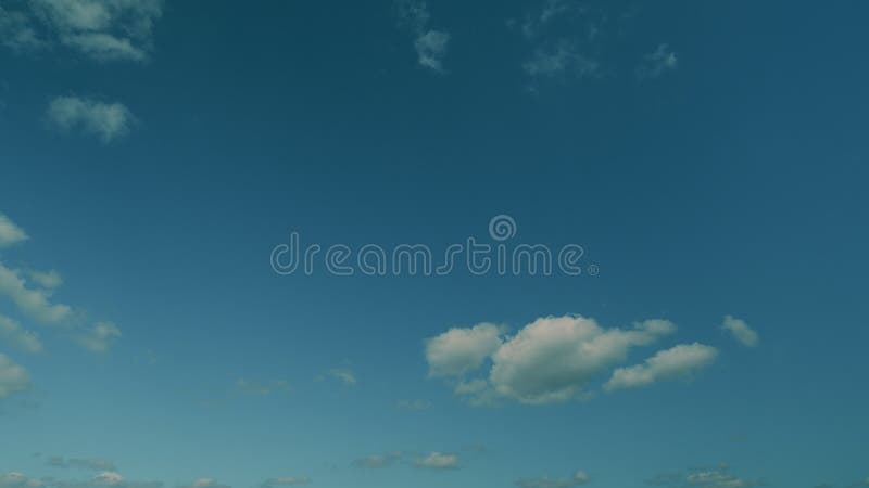 Sky Blue or Azure Sky and Clouds. Soft White Clouds on Pastel Blue Sky ...