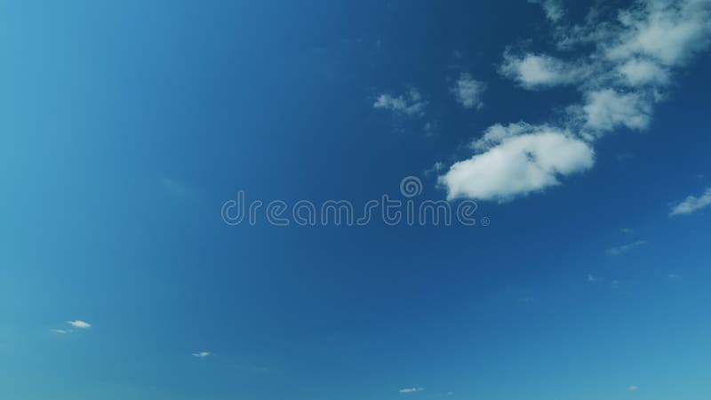 Sky Blue or Azure Sky and Clouds. Soft White Clouds on Pastel Blue Sky ...