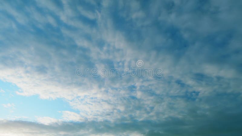 Sky with Different Types of Clouds in Layers. Sky with Beautiful Silky ...
