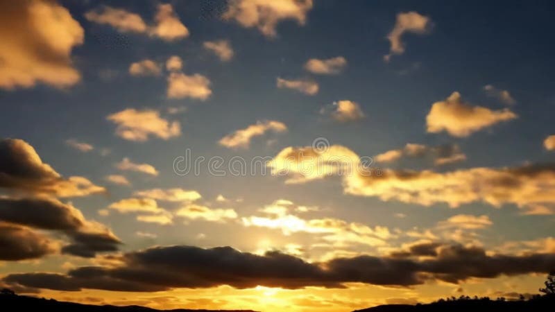 Timelapse of the Sun at Sunset Front View Stock Footage - Video of ...
