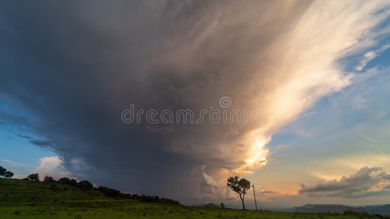 Timelapse - Sunset Clouds with Colour Explosion 4K60 Stock Footage ...