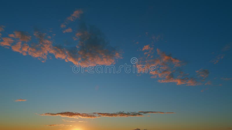 Sunset or Dawn Backlit by Warm Sun. Panorama Style Background. Sunset ...