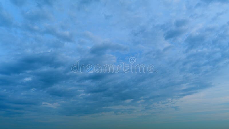 Texture of Bright Evening Sky during Sunset. Background of Cirrus ...