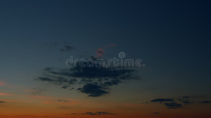 Texture of Bright Evening Sky during Sunset. Background of Clouds on the Burning Dawn. Timelapse ...