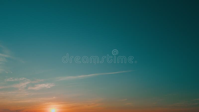 Texture of Bright Evening Sky during Sunset. Background of Clouds on ...