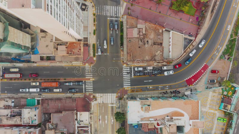 Timelapse Traffic Light at Intersections of Avenues in Lima Peru ...